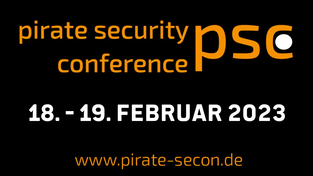The Pirate Security Conference 2023 – Pirate Security Conference